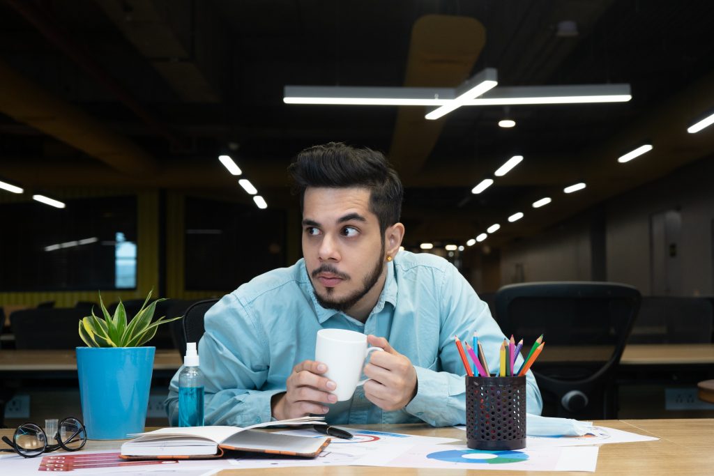 Man thinking to sneak out - PixaHive