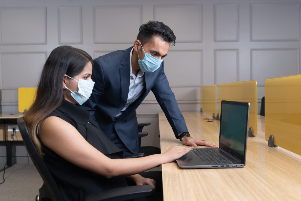 Manager checking employee work - PixaHive