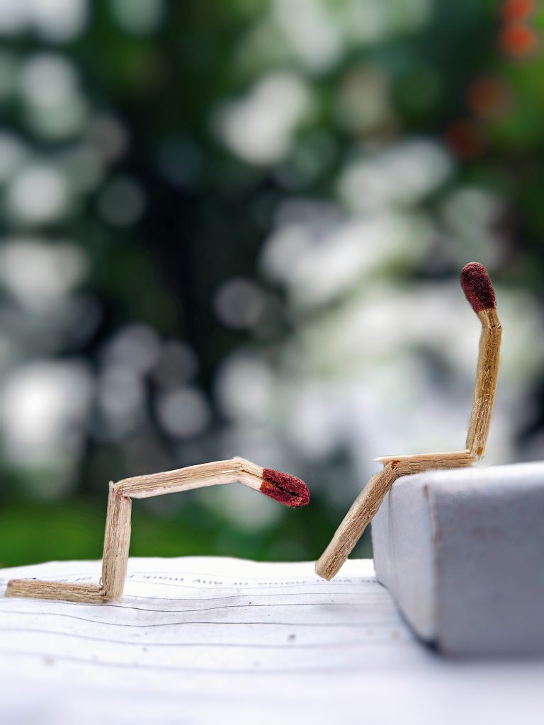 Teacher and student matchstick art - PixaHive