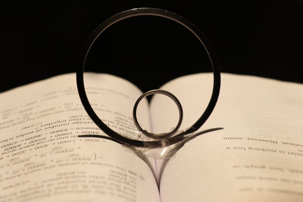 Two rings on a book - PixaHive