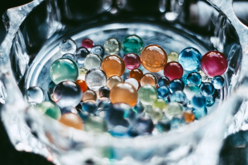 Water crystal balls in a pot - PixaHive