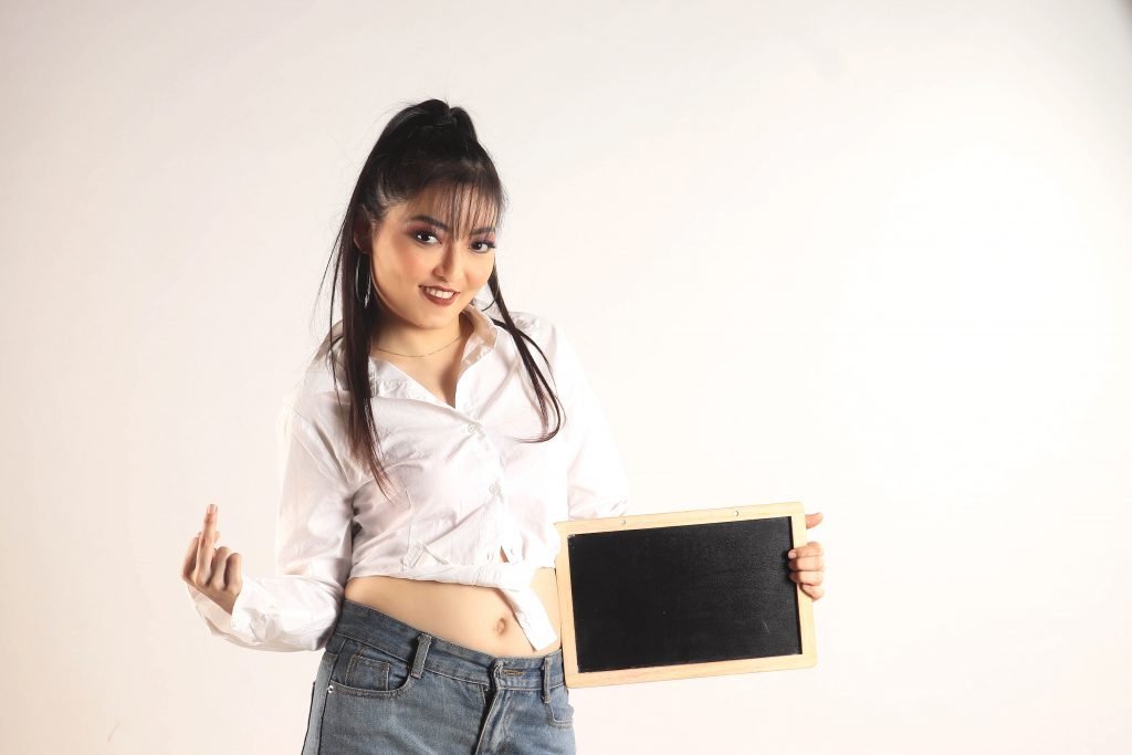 Aggressive Model with Billboard - PixaHive