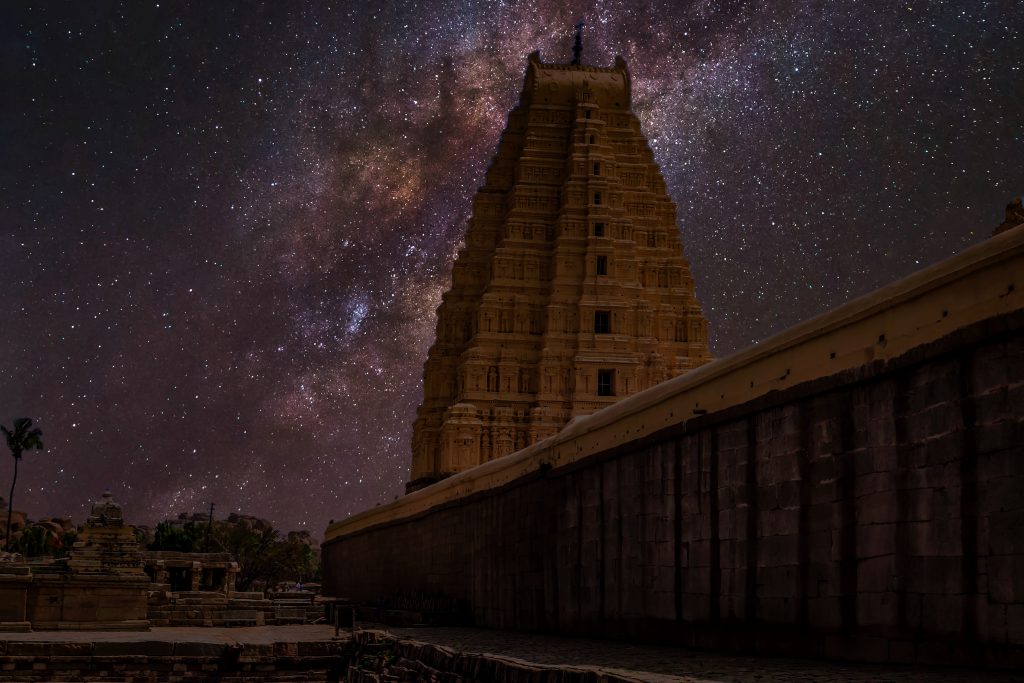Night view of Hampi Virupaksha temple - PixaHive