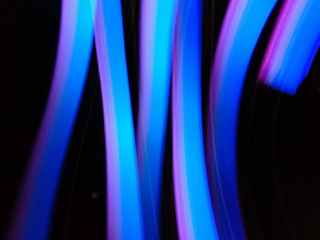 Blue light trails - PixaHive