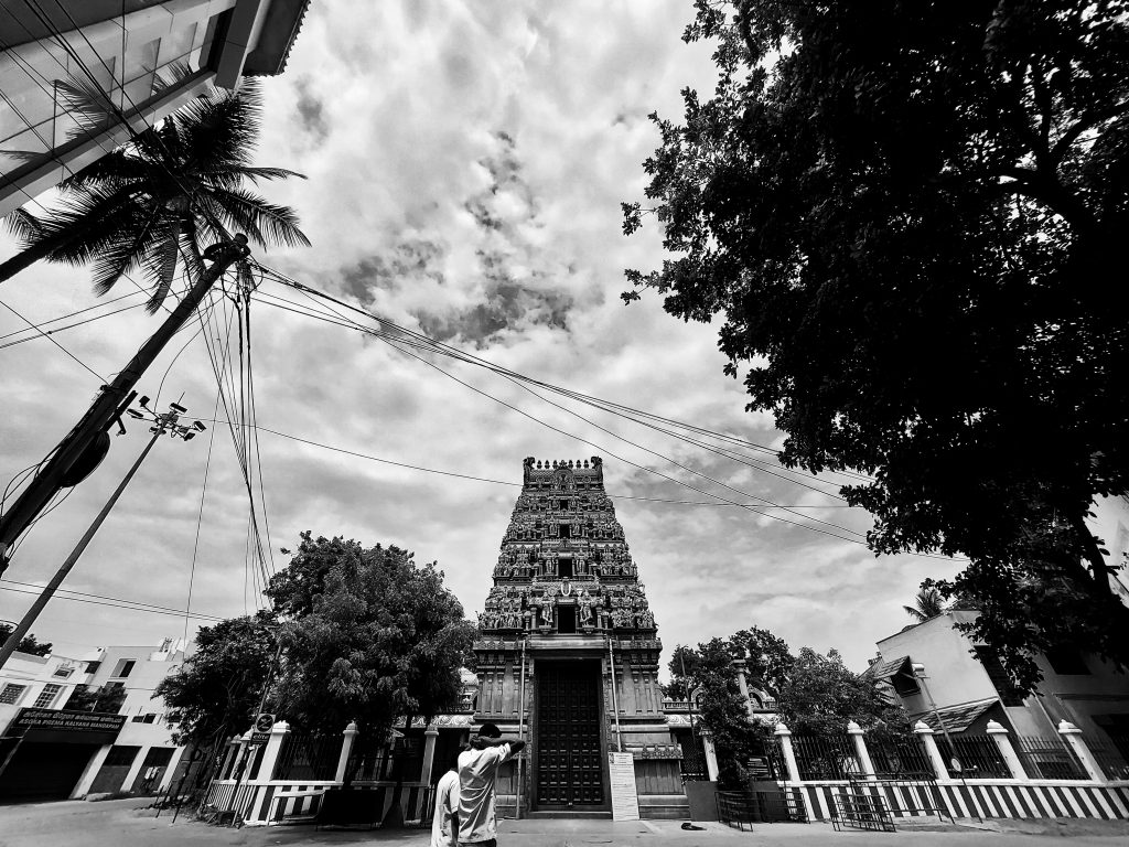 Landscape image of Ram temple located at Ramnagar,CBE. - PixaHive