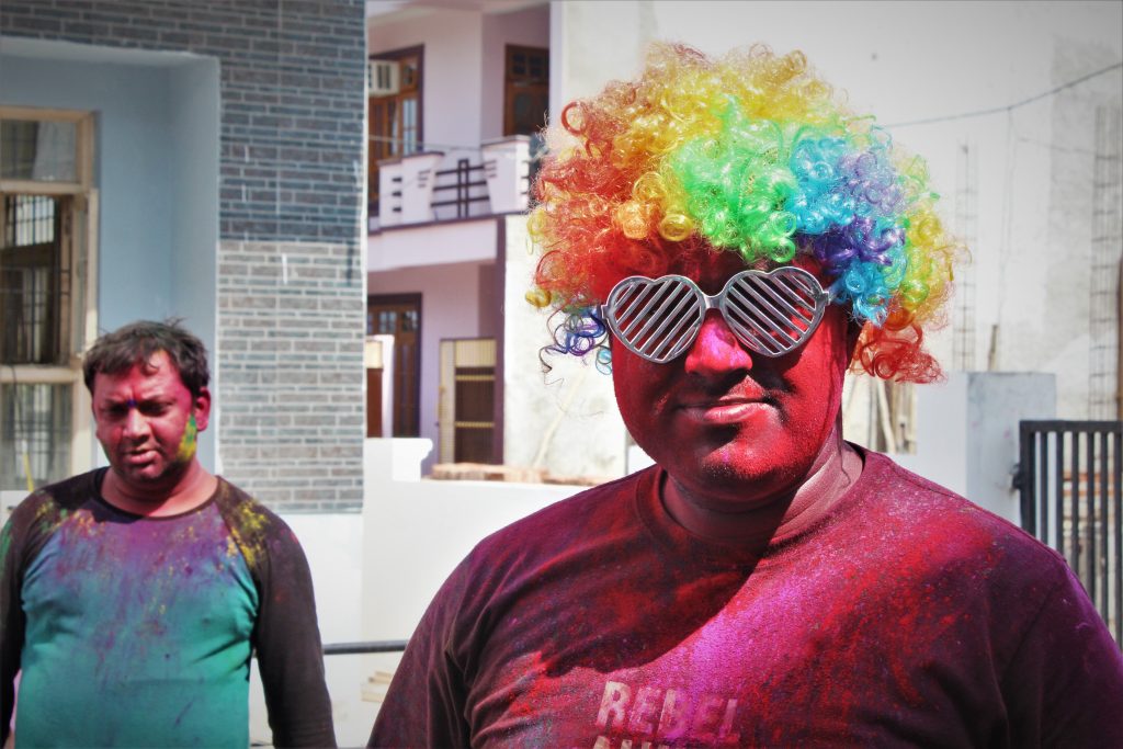 Men during Holi festival - PixaHive