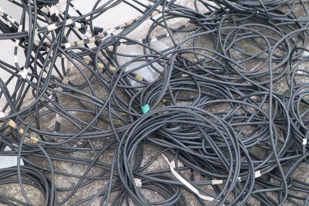 Messy electrical cable wires - PixaHive