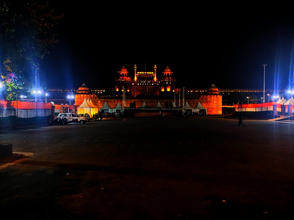 Red fort at night - PixaHive