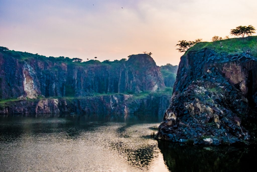 lake surrounded by hills - PixaHive