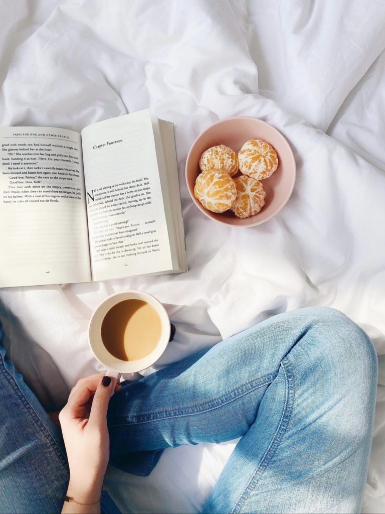 Tea and fruits while studying - PixaHive
