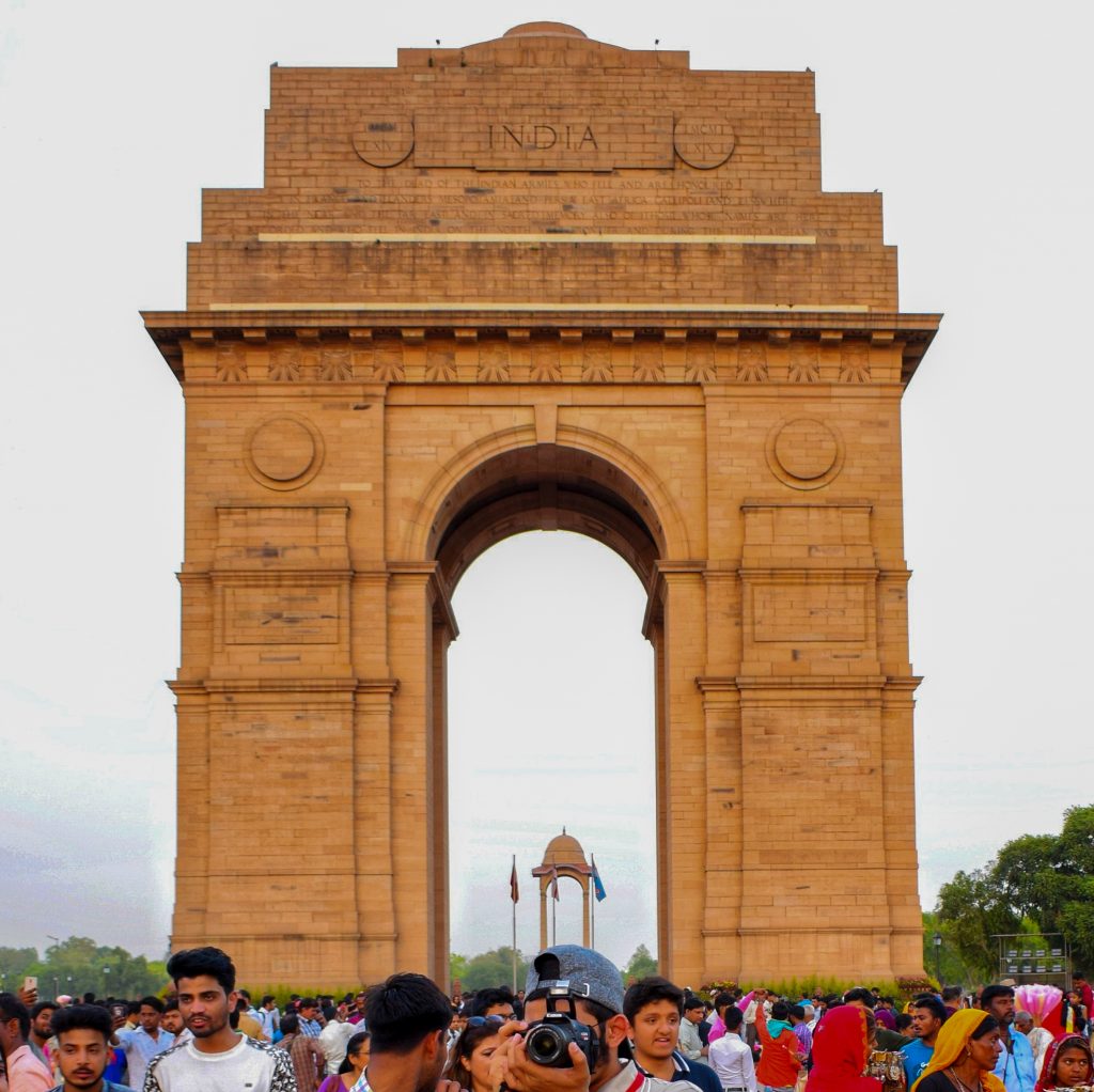 People at India Gate in Delhi - PixaHive