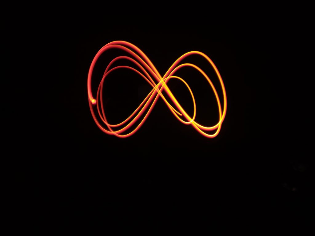 Infinity shape light trail - PixaHive