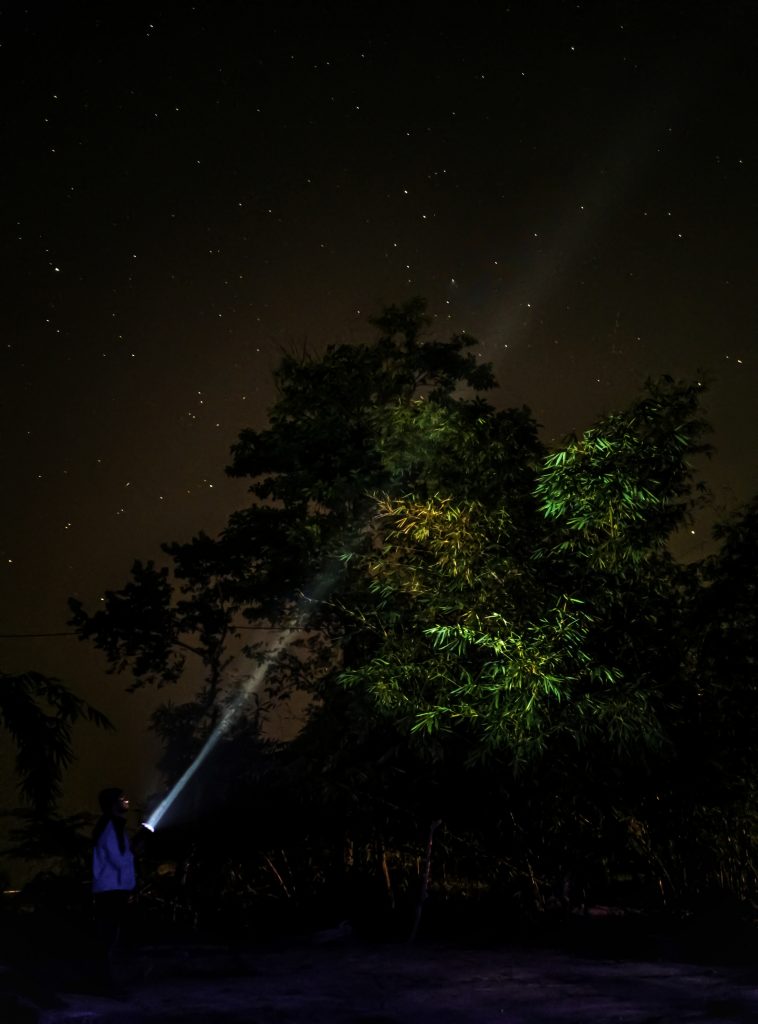 Torch light and nigh sky - PixaHive