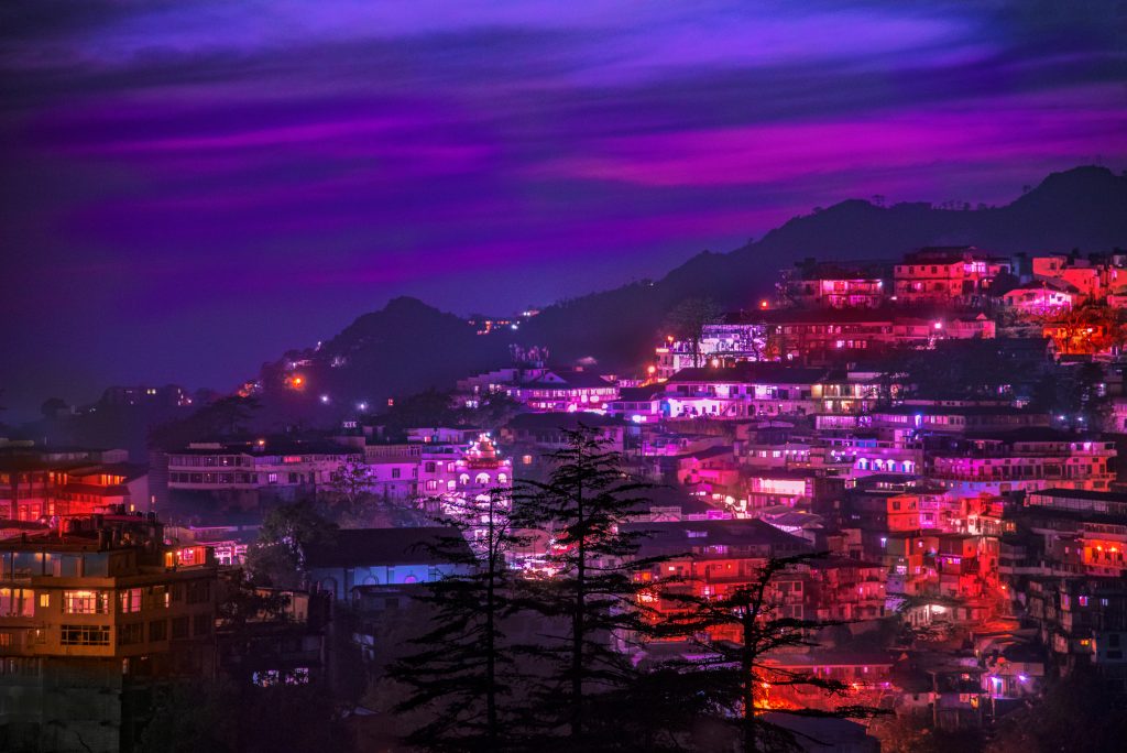 Mussoorrie hills during night - PixaHive
