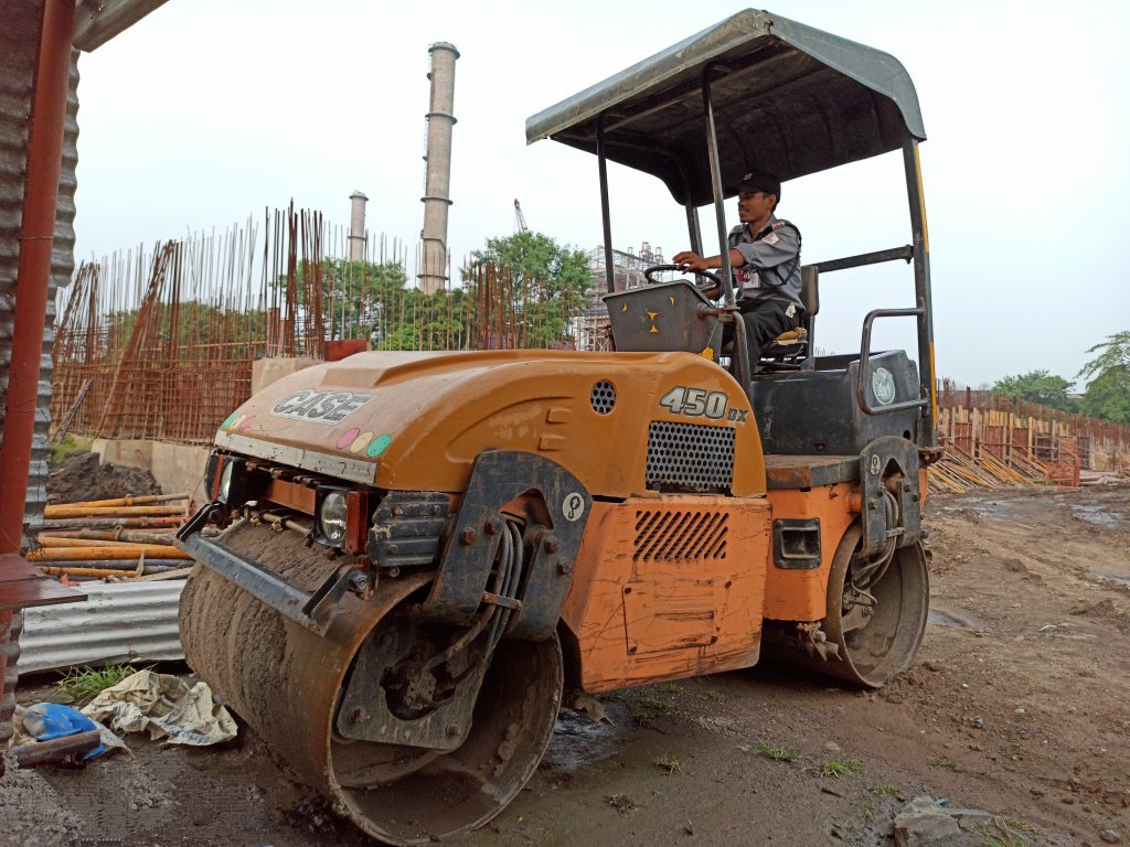 Road construction roller - PixaHive
