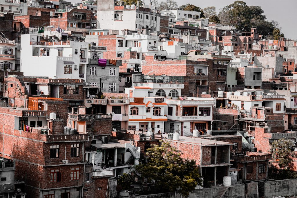 Dense buildings on a hill - PixaHive