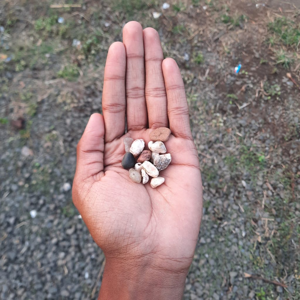 Stones in man hand - PixaHive