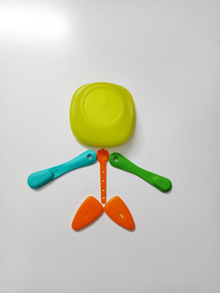 A shape made with plastic things - PixaHive