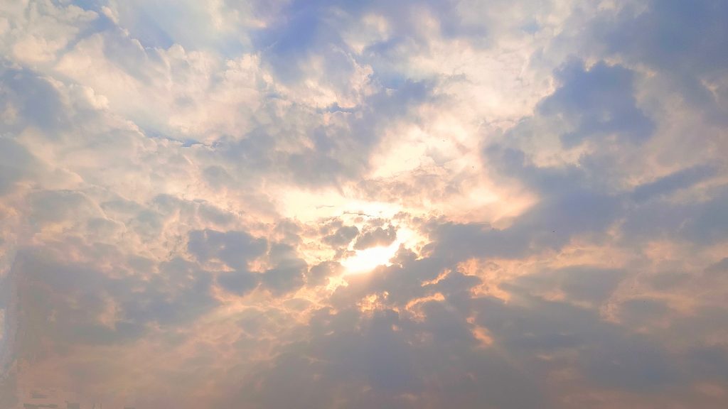 Blue yellow cloud - PixaHive