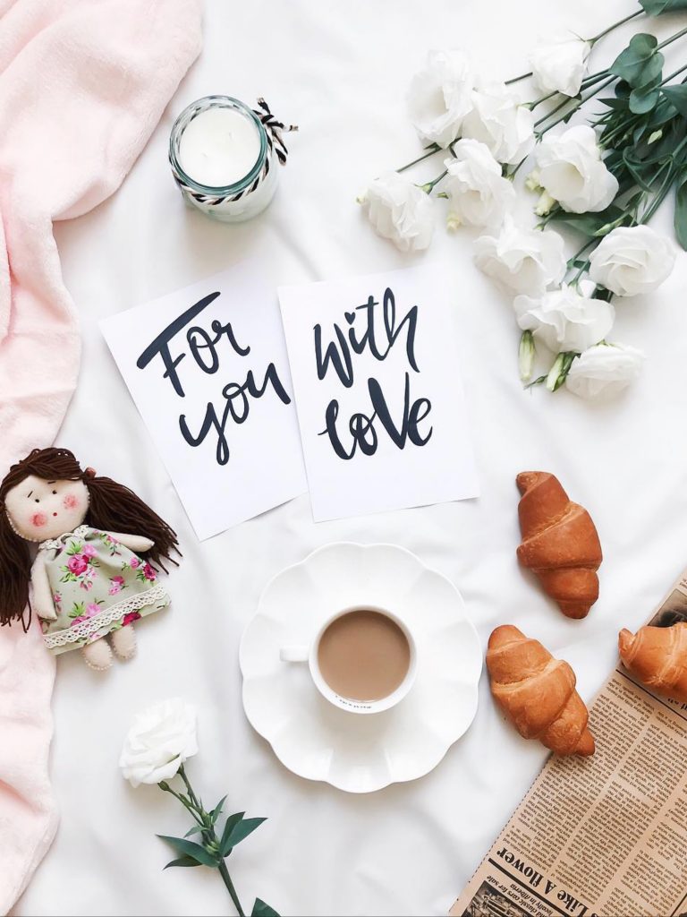 Coffee cup and flower - PixaHive