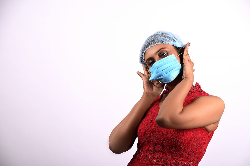 Girl using mask for Protection - PixaHive