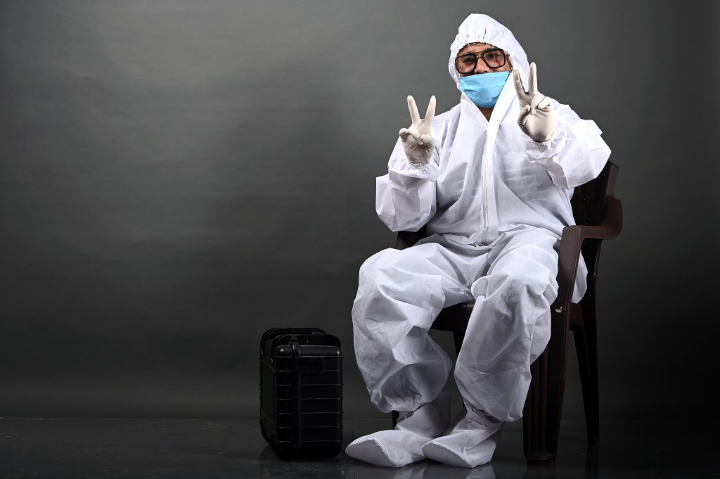 Man in PPE kit - PixaHive