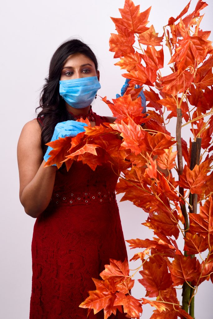 Model posing while wearing mask - PixaHive