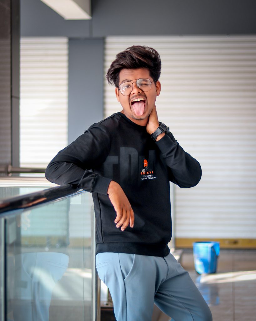 Boy posing with weird face - PixaHive