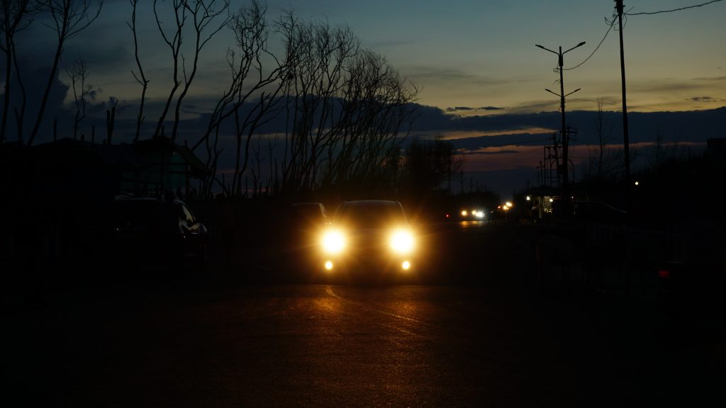 Cars head light in the dark - PixaHive