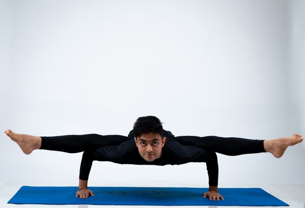 Kaundinyasana (Flying Splits Pose) - PixaHive