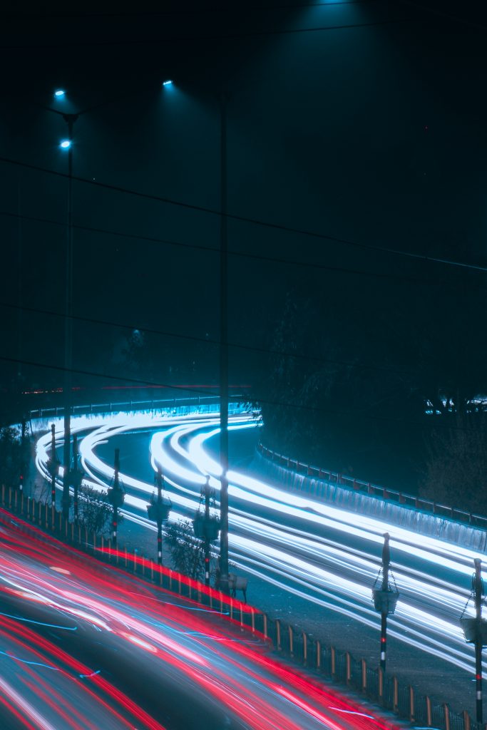 Light trails of traffic - PixaHive
