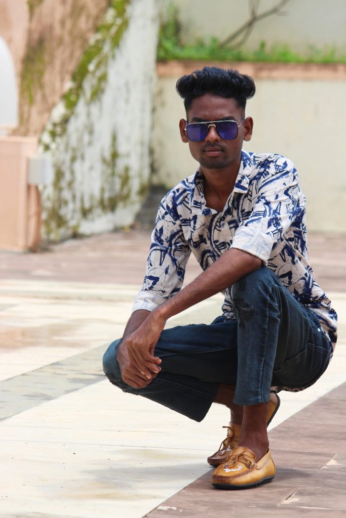 Male Model posing on road - PixaHive