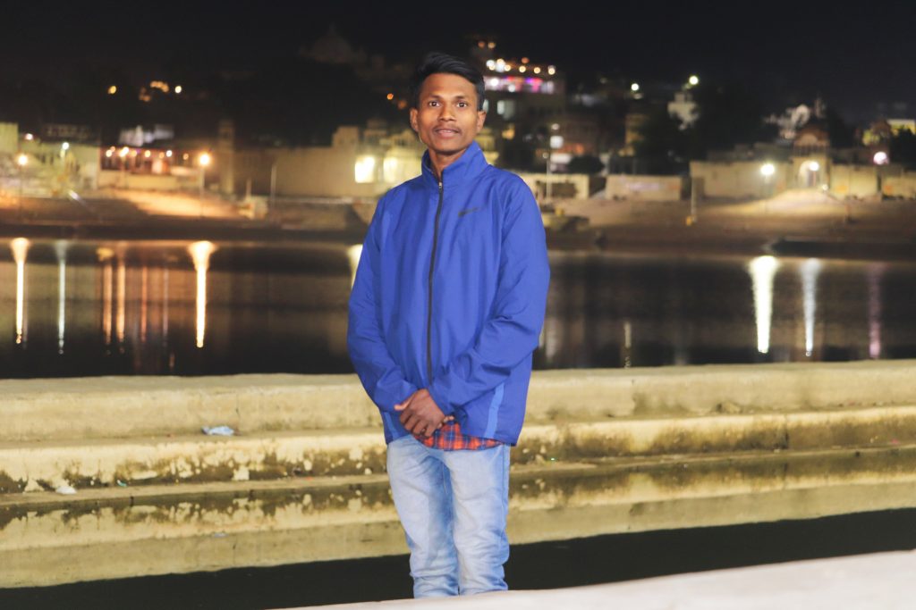 Model posing in night light - PixaHive