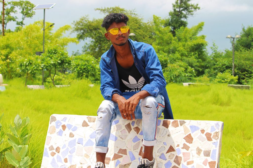 Model Posing In Garden With Sunglasses Pixahive