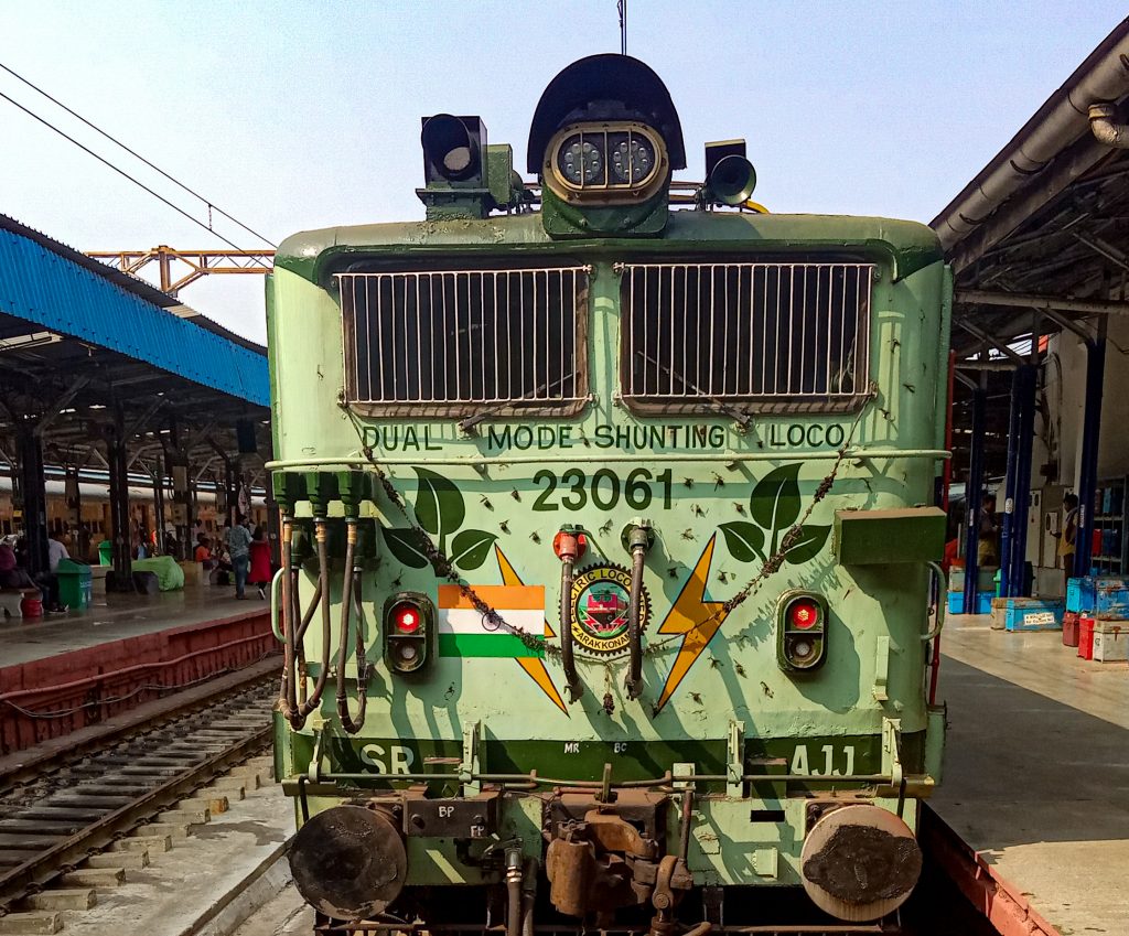 Train on railway station - PixaHive