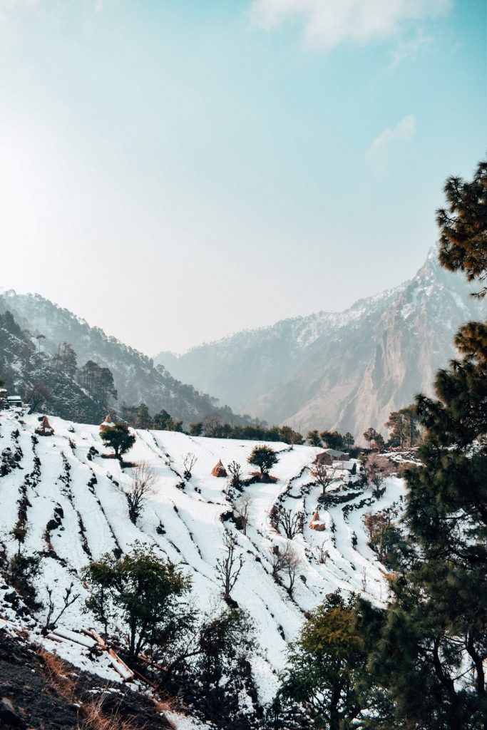 Snowy Mountain landscape - PixaHive