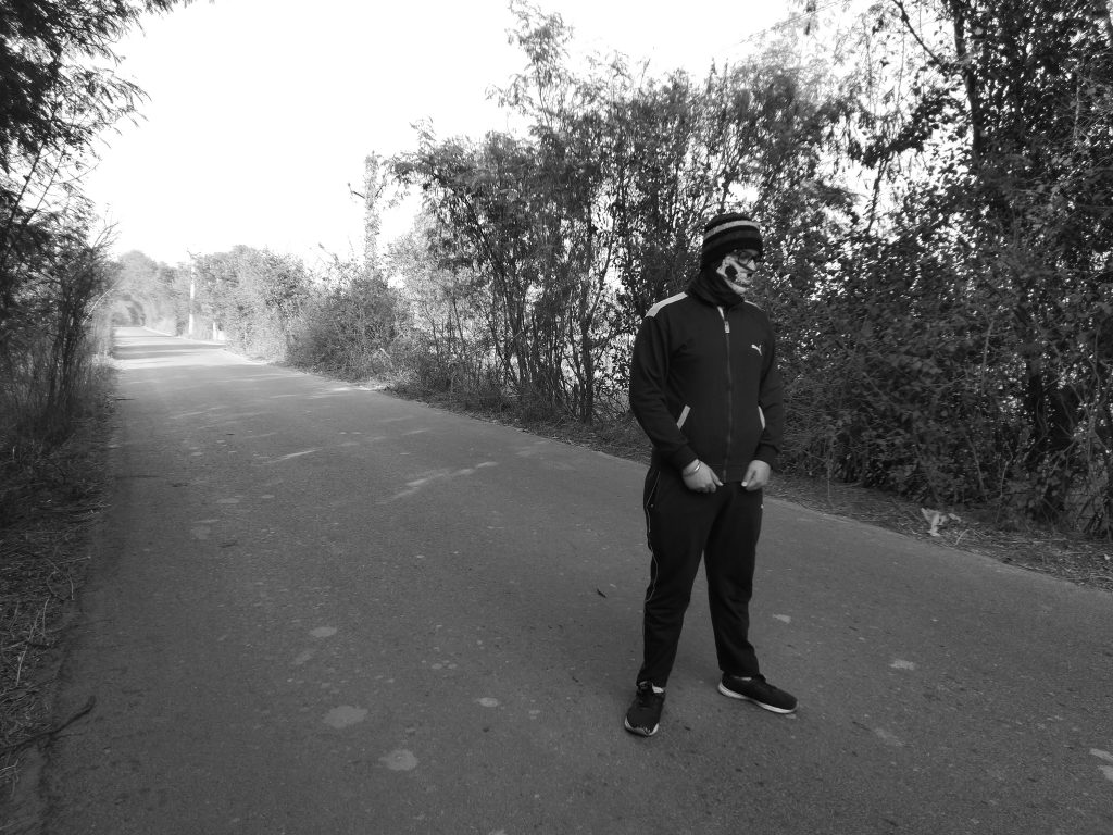 A man on a road - PixaHive