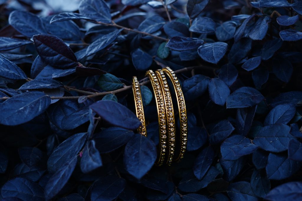 Artificial Golden Bangles - PixaHive