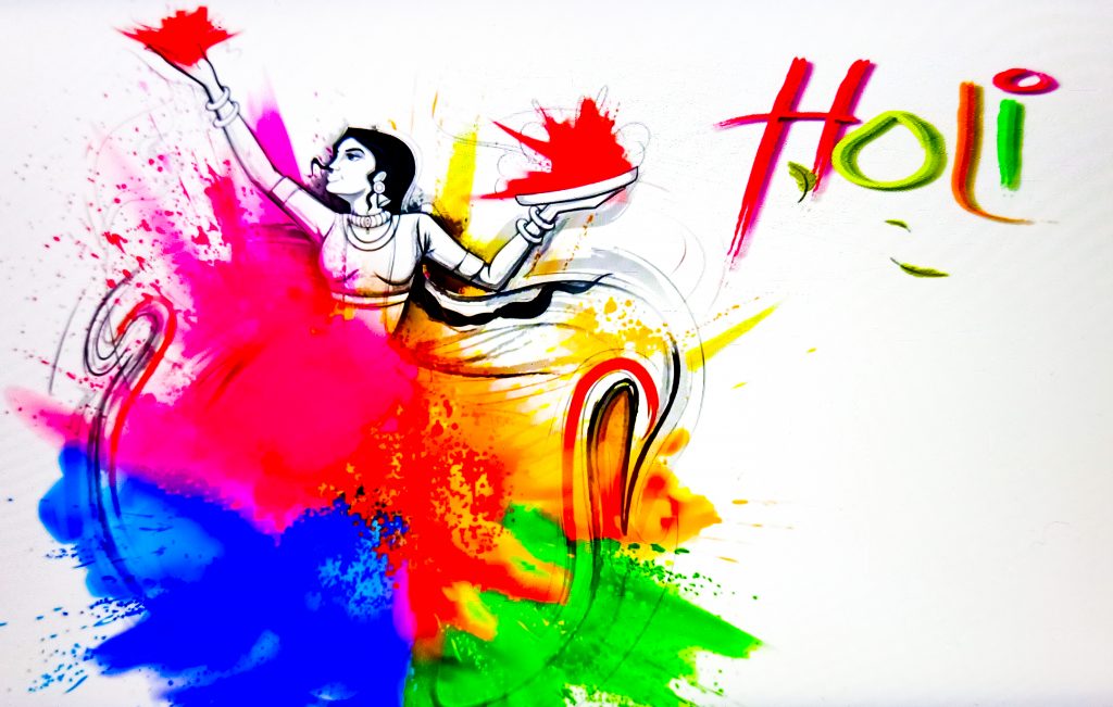 Holi Illustration - PixaHive