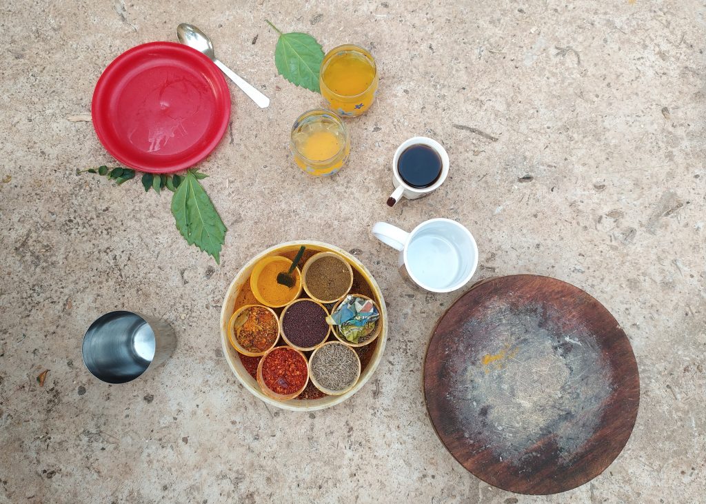 Ingredient box and drinks - PixaHive