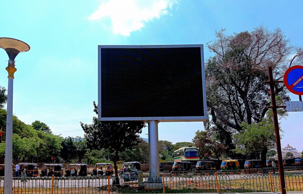LED display screen at a public place - PixaHive