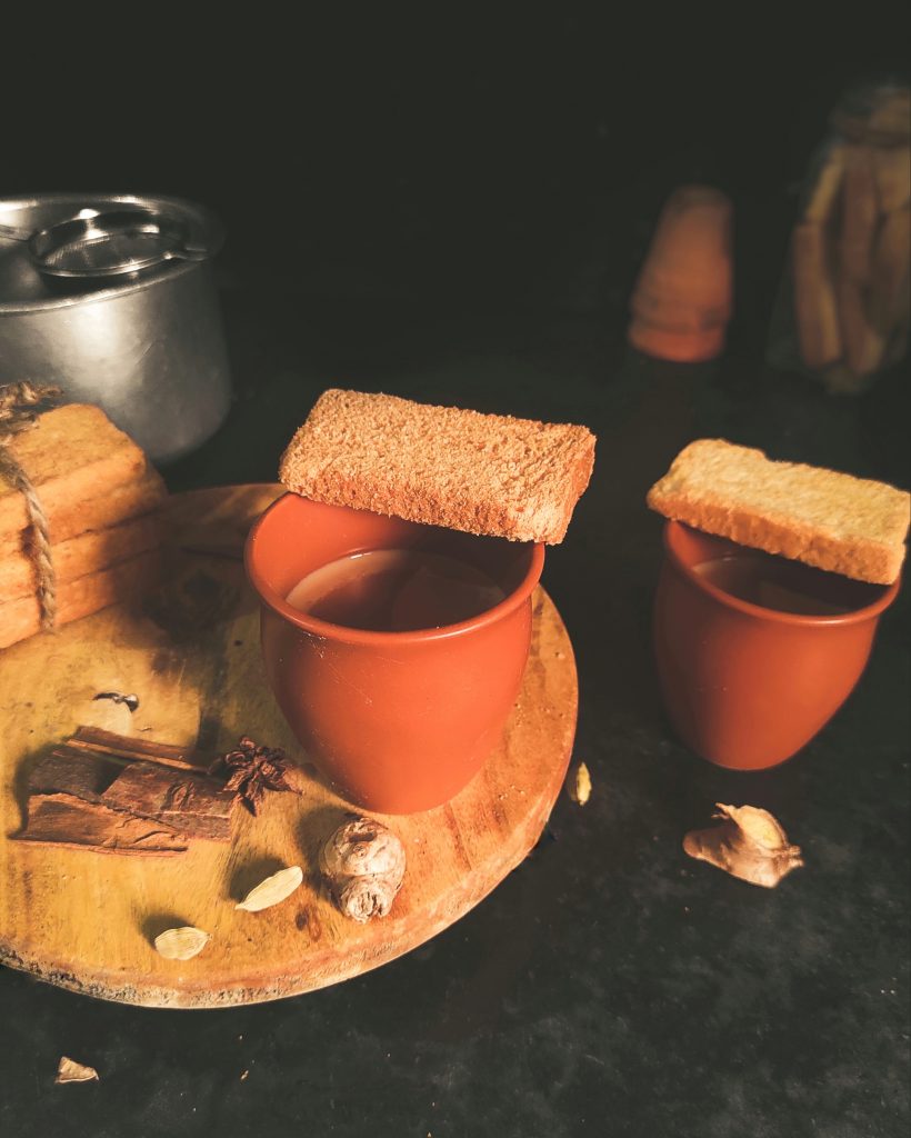 Tea in the Kulhad and biscuit - PixaHive