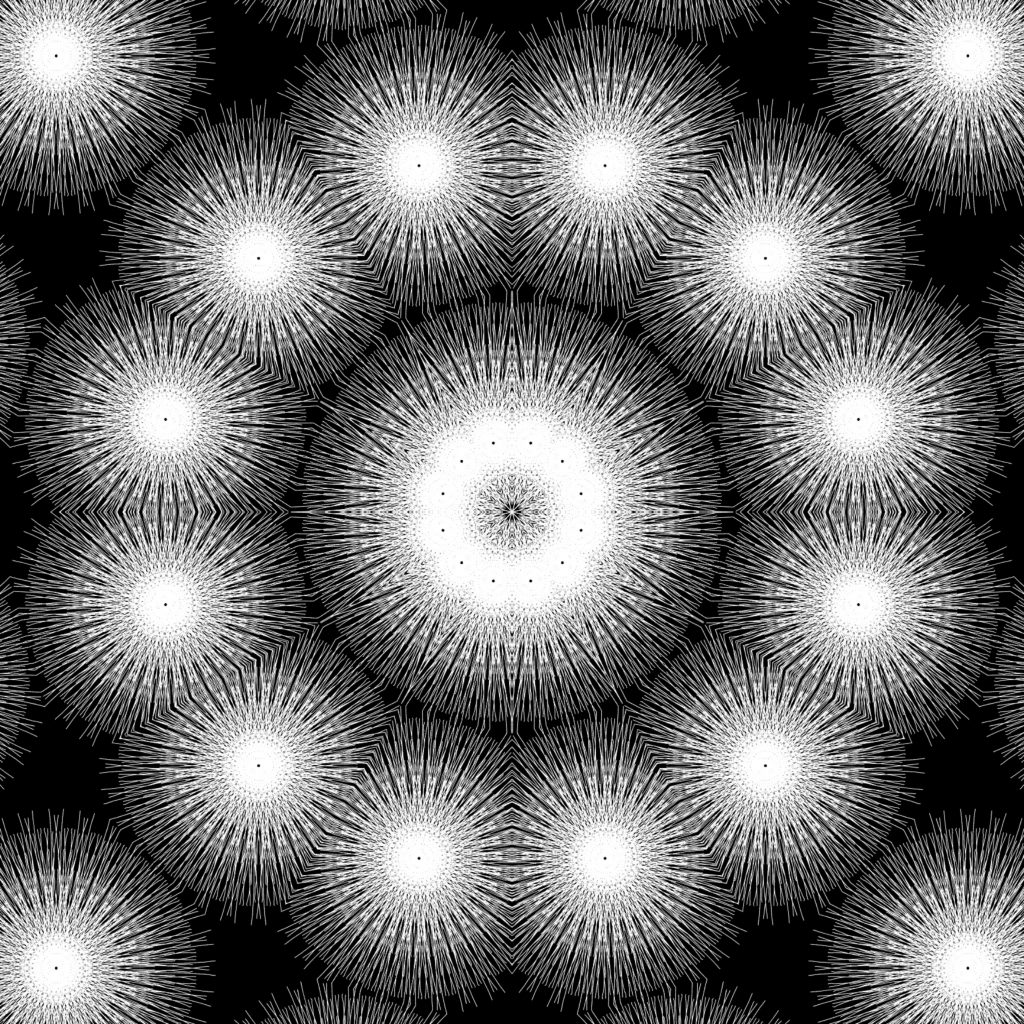 White pattern Design in black background - PixaHive