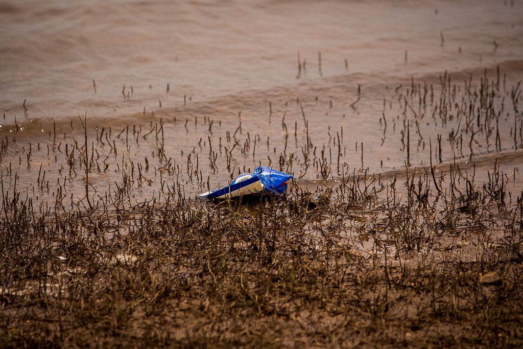 waste Material in a river - PixaHive
