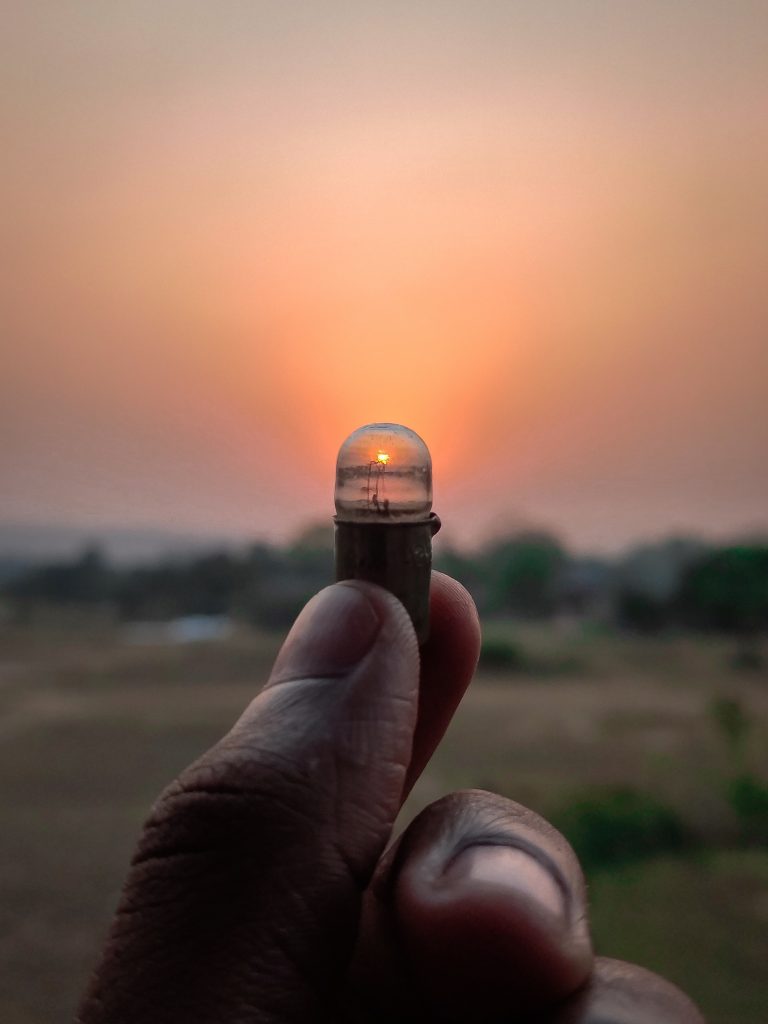 A LED bulb in hand - PixaHive