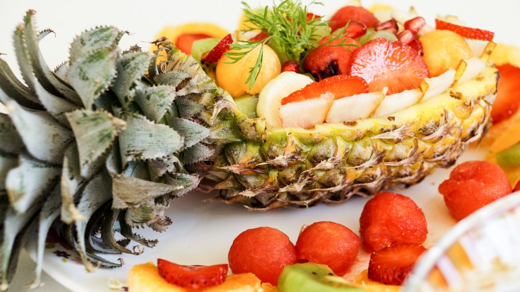 Fresh fruits and salad - PixaHive