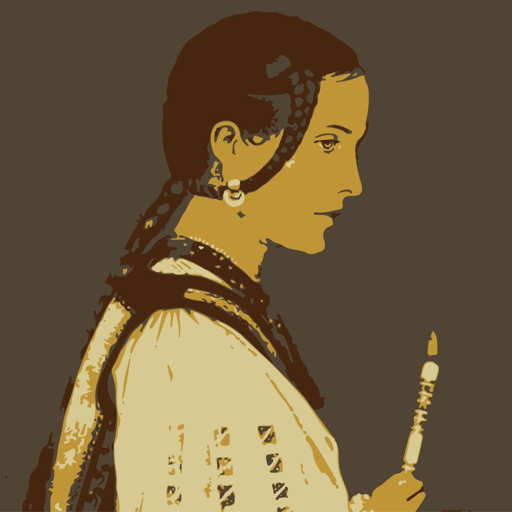 ILLUSTRATION of lady with candle - PixaHive