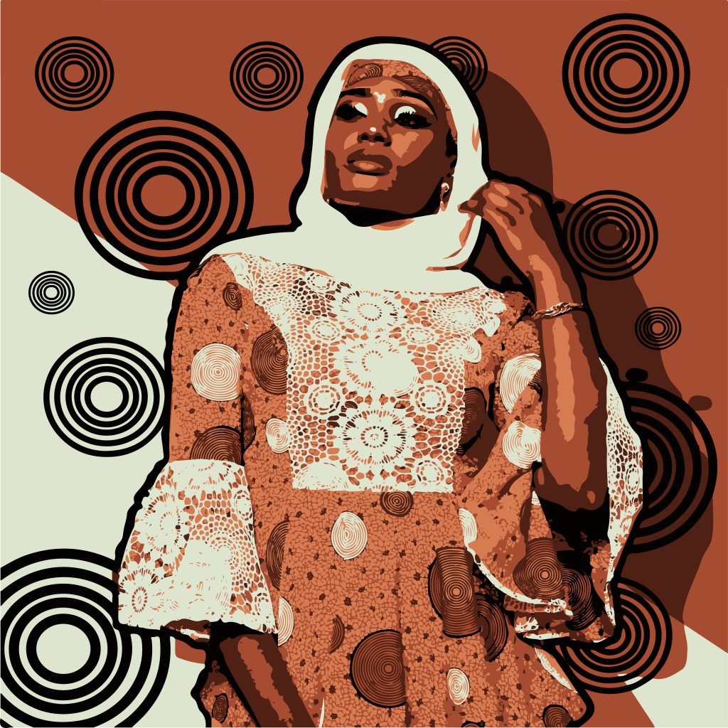 Portrait illustration of a woman - PixaHive