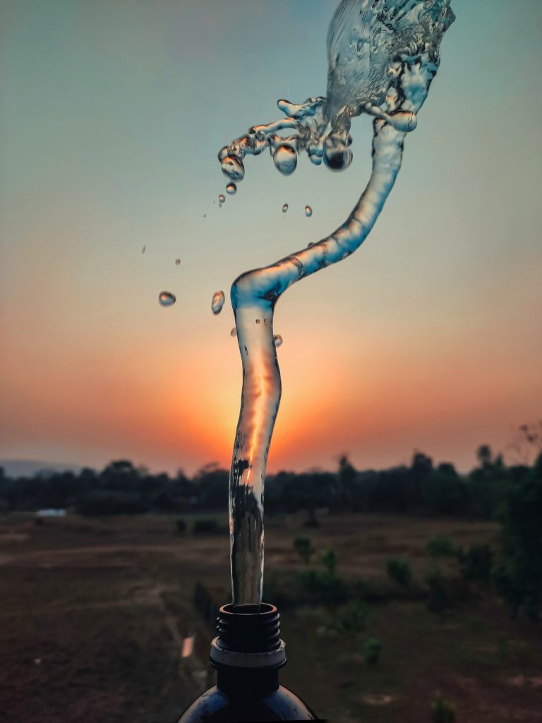 Water splashing from bottle - PixaHive
