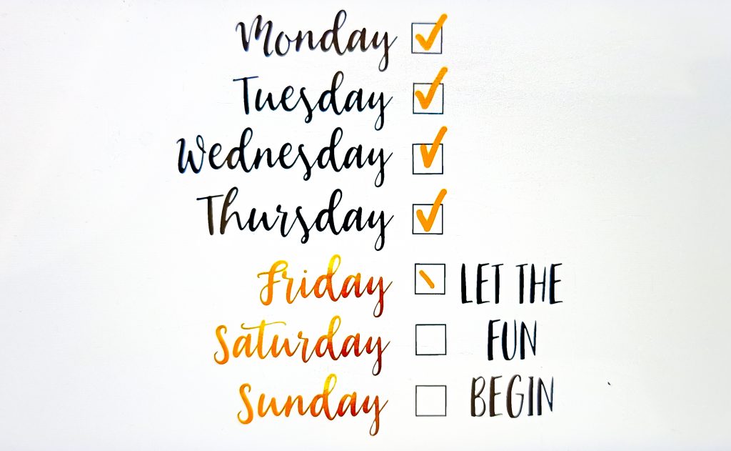 Weekday illustration - PixaHive